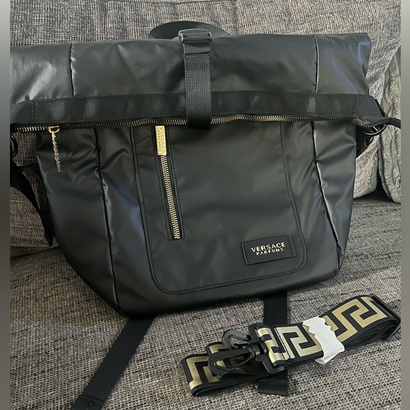 Versace | Bags | Versace Parfums Backpack Bag | Poshmark